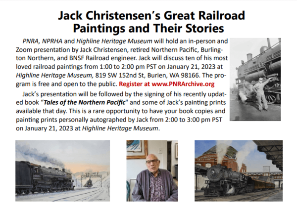 Jack Christensen’s Great Railroad Paintings and Their Stories - Highline Heritage Museum