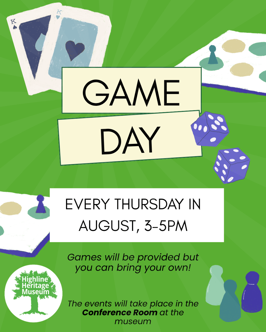 Game Day - Highline Heritage Museum